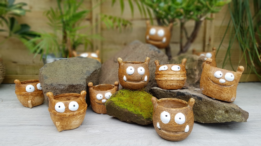 5.5cm Little Monster Pot - Empty (12) - UK specialist wholesaler of ...